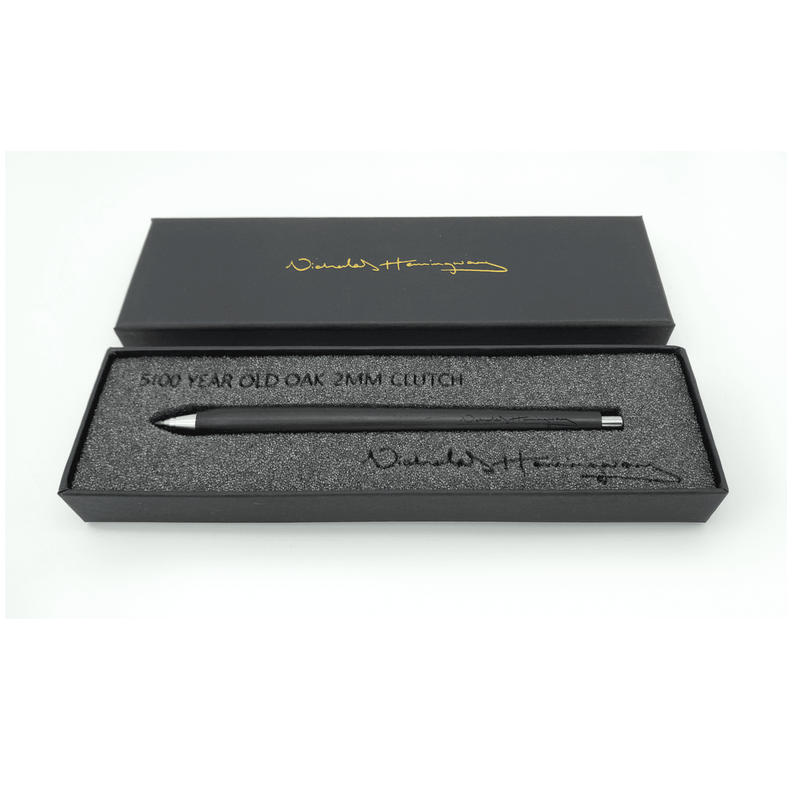 2mm Bog Oak Clutch Pencil - 5,100 Year Old - Handmade Mechanical ...